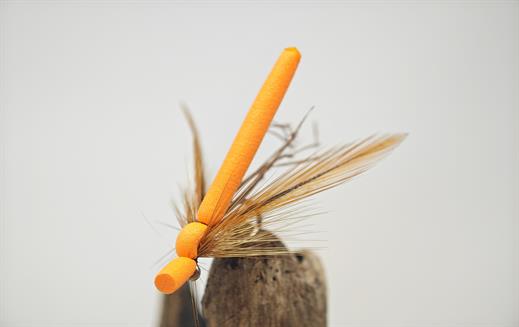 Orange Foam Daddy Fly - Fishing Flies with Fish4Flies Europe